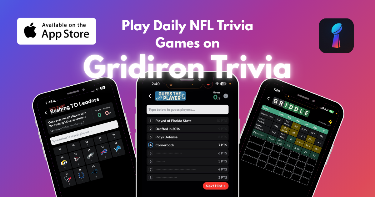 Reverse Immaculate Collections | NFL Grid Game | Gridiron Trivia